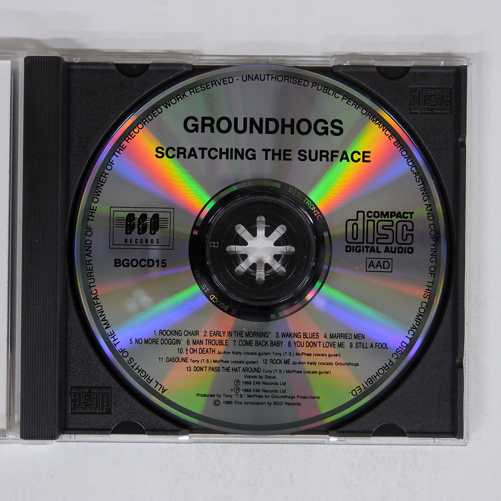 【目立った傷や汚れなし】UK盤 GROUNDHOGS/SCRATCHING THE SURFACE/BGO BGOCD15 CD の落札情報詳細 - Yahoo!オークション落札価格検索 オークフリー