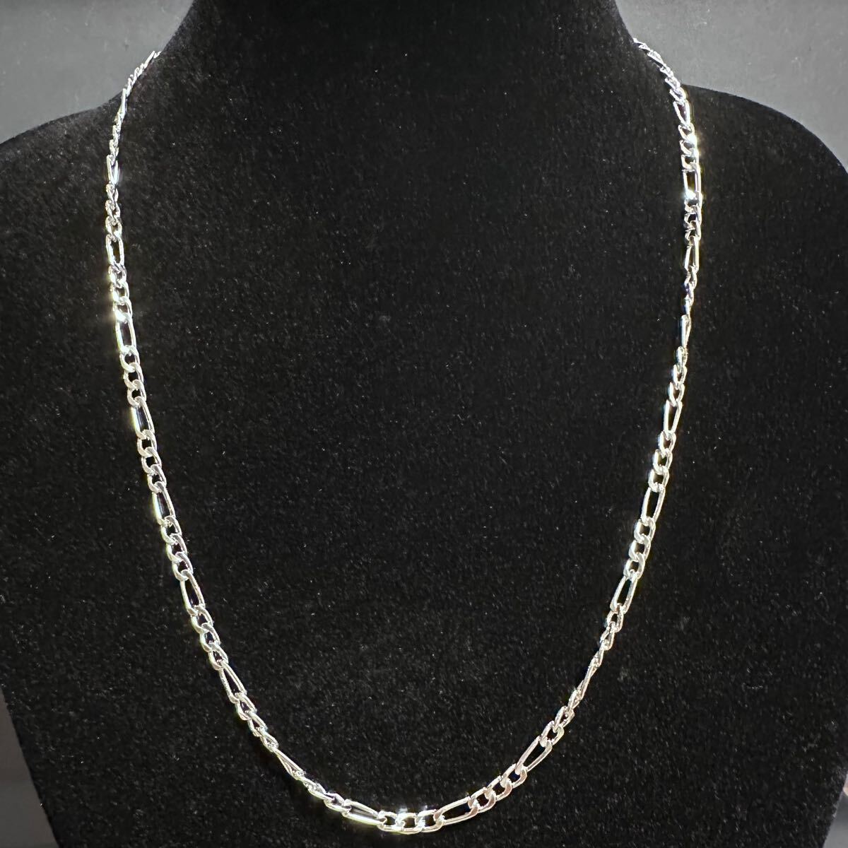 【未使用】シルバー925 フィガロチェーンネックレス 長さ: 50cm 幅:3mmの落札情報詳細 - Yahoo!オークション落札価格検索 オークフリー