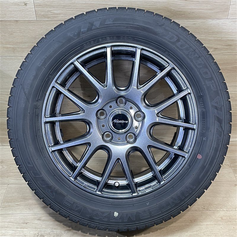 【やや傷や汚れあり】MAZDA3 90系 ノア ヴォクシー 等 MISTIERE 6.5-16+48 5H114.3 2021年製 ダンロップ WM03 205/60R16 16インチ ...