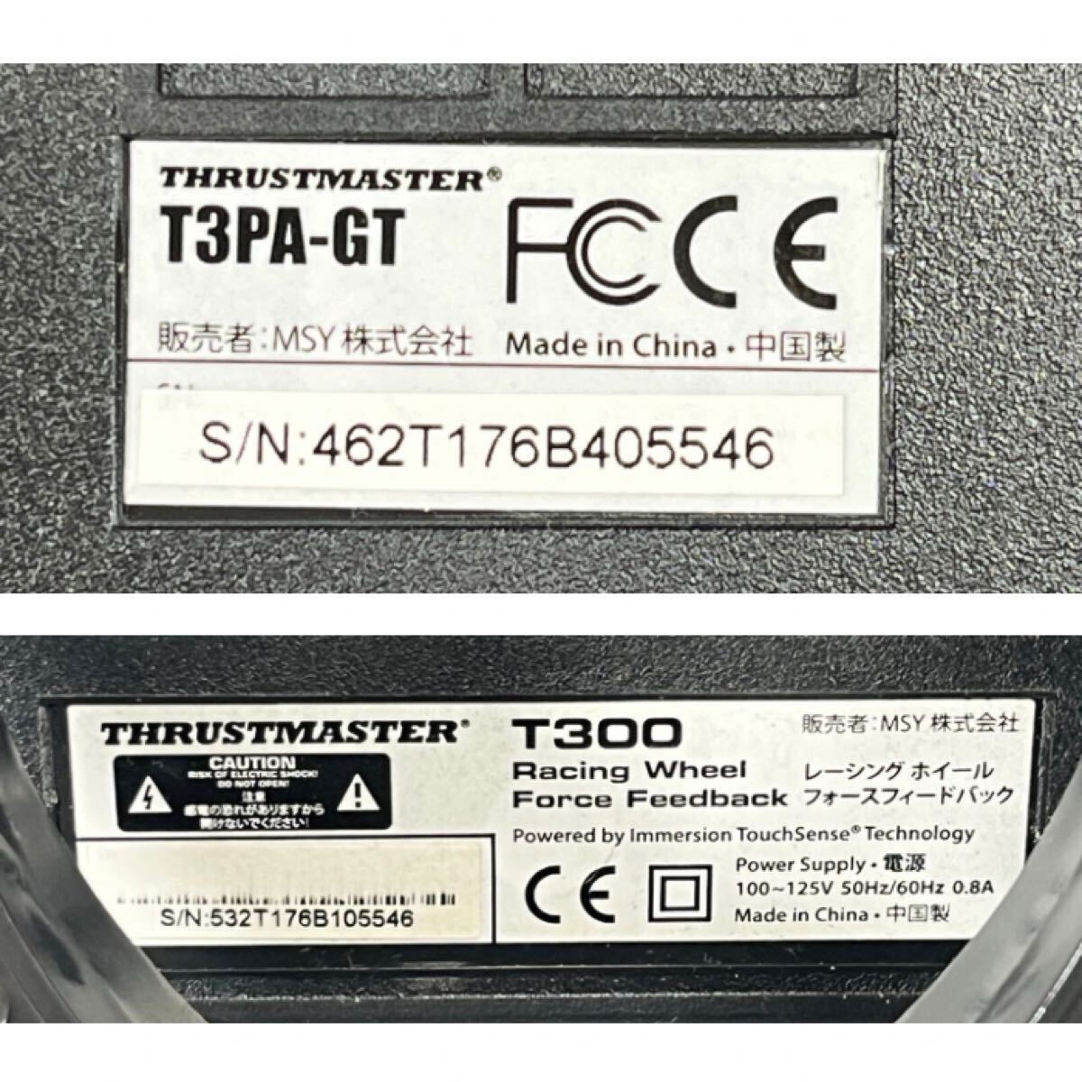 【傷や汚れあり】【1円スタート】【現状品】THRUSTMASTER T300 レーシングホイール フォースフィードバック PS4 PS3 ...