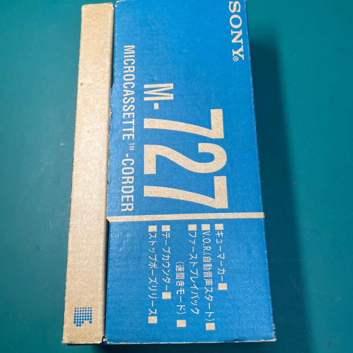 【未使用に近い】整備済 SONY マイクロカセットテープレコーダー 動作中古機 M-727 取説、イヤホン、ソフトケース、元箱付き 美品の落札情報詳細 - Yahoo!オークション落札価格検索 ...
