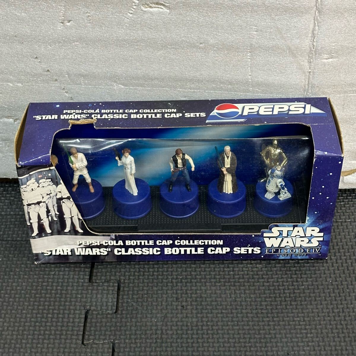【傷や汚れあり】 STAR WARS トランシーバー R3-T7 Darth Vader フィギュア PEPSI BOTTLE CAP スター ...