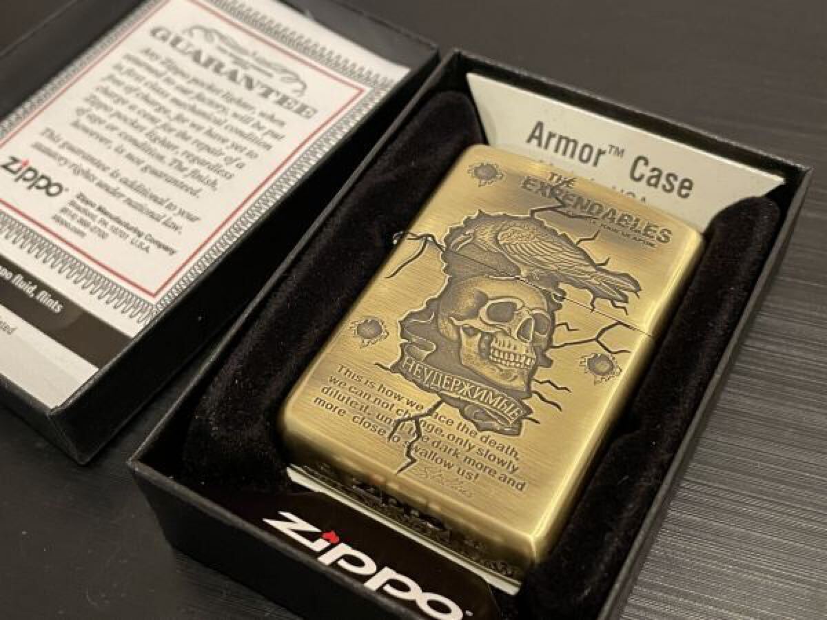 【未使用】1円 新品 The Expendables ライター ZIPPO 6面加工 新品 エクスペンダブルズ ジッポー オイルライター 真鍮製 未使用 ゴールドの落札情報詳細 - Yahoo ...