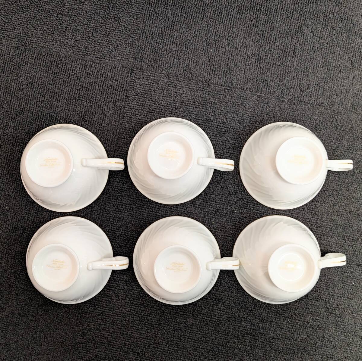 【やや傷や汚れあり】Z-21457V【1円スタート】Noritake ノリタケ スタジオコレクション カップ&ソーサー 6客セット 金彩 口径約9.5cm 洋食器 未使用・中古混在の落札情報 ...