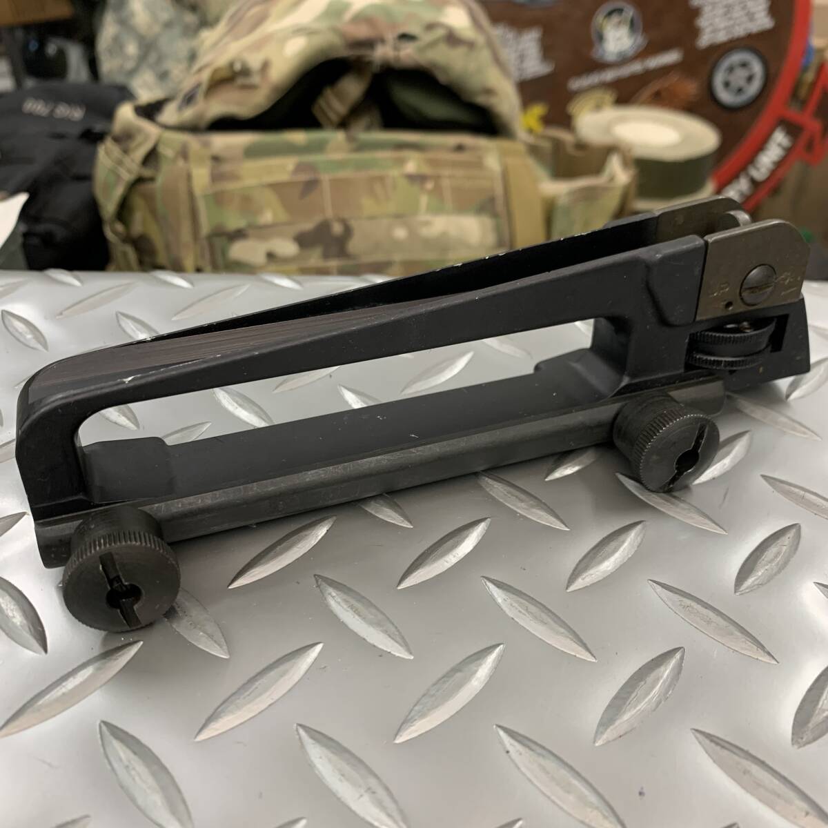 【目立った傷や汚れなし】米軍実物 Cardinal M4/NSN Detachable Carry Handle キャリーハンドル colt ...