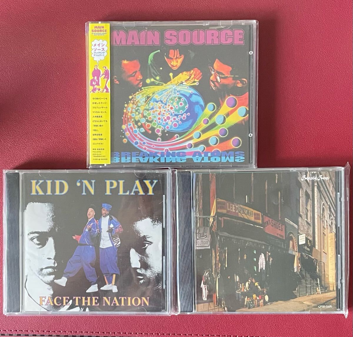 【傷や汚れあり】国内初盤CD3枚セット!!★MAIN SOURCE/Beastie Boys/KID 'N PLAY★LARGE ...