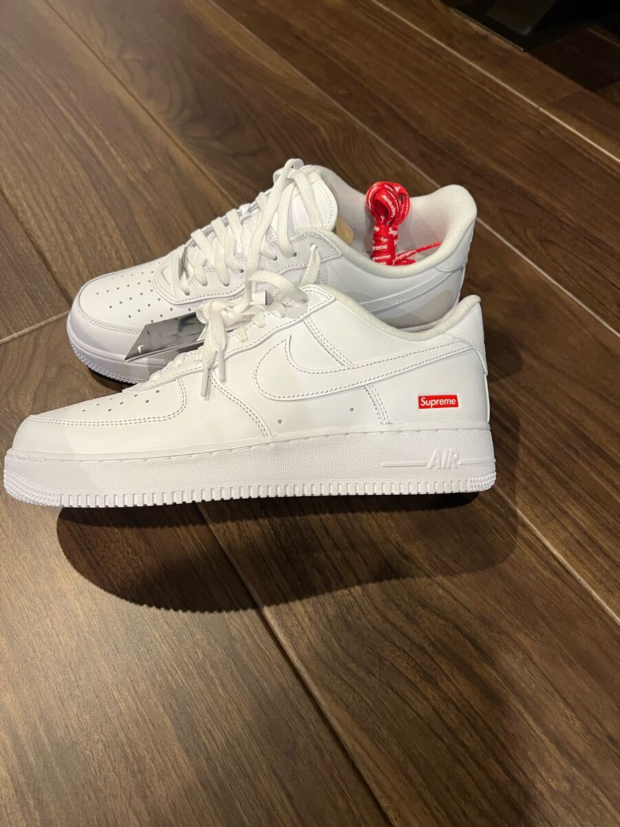 【新品】NIKE AIR FORCE 1 LOW SUPREME 07 「25周年記念モデル」新品 白 28Cm（US10）(315100-111)ナイキ エアフォース1 ロー サプリーム ...