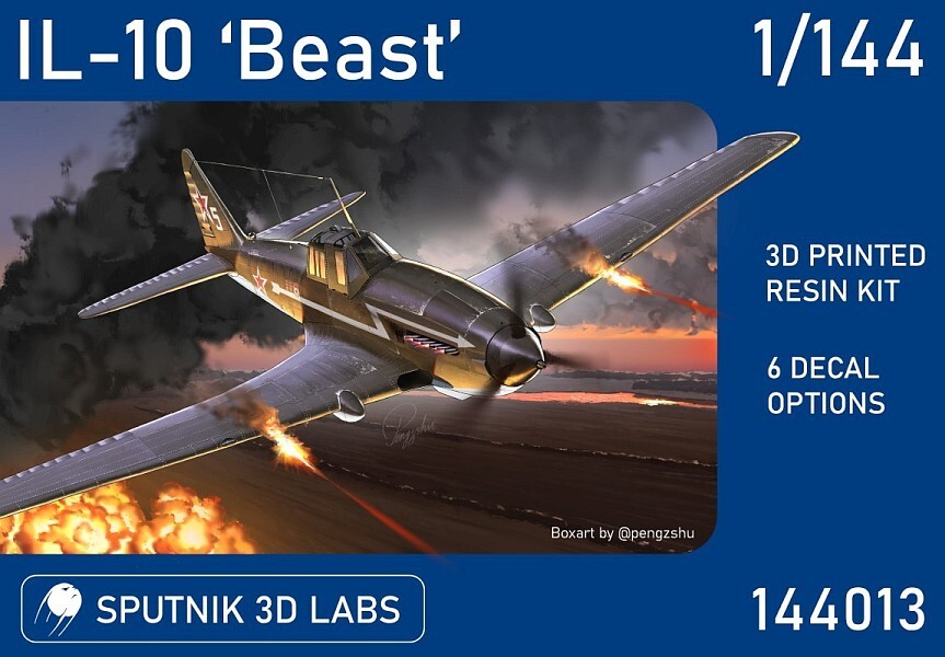 【未使用】1:144 IL-10 "Beast（ビースト）” #144013 from SPUTNIK 3D LABSの落札情報詳細 - Yahoo!オークション落札価格検索 オークフリー