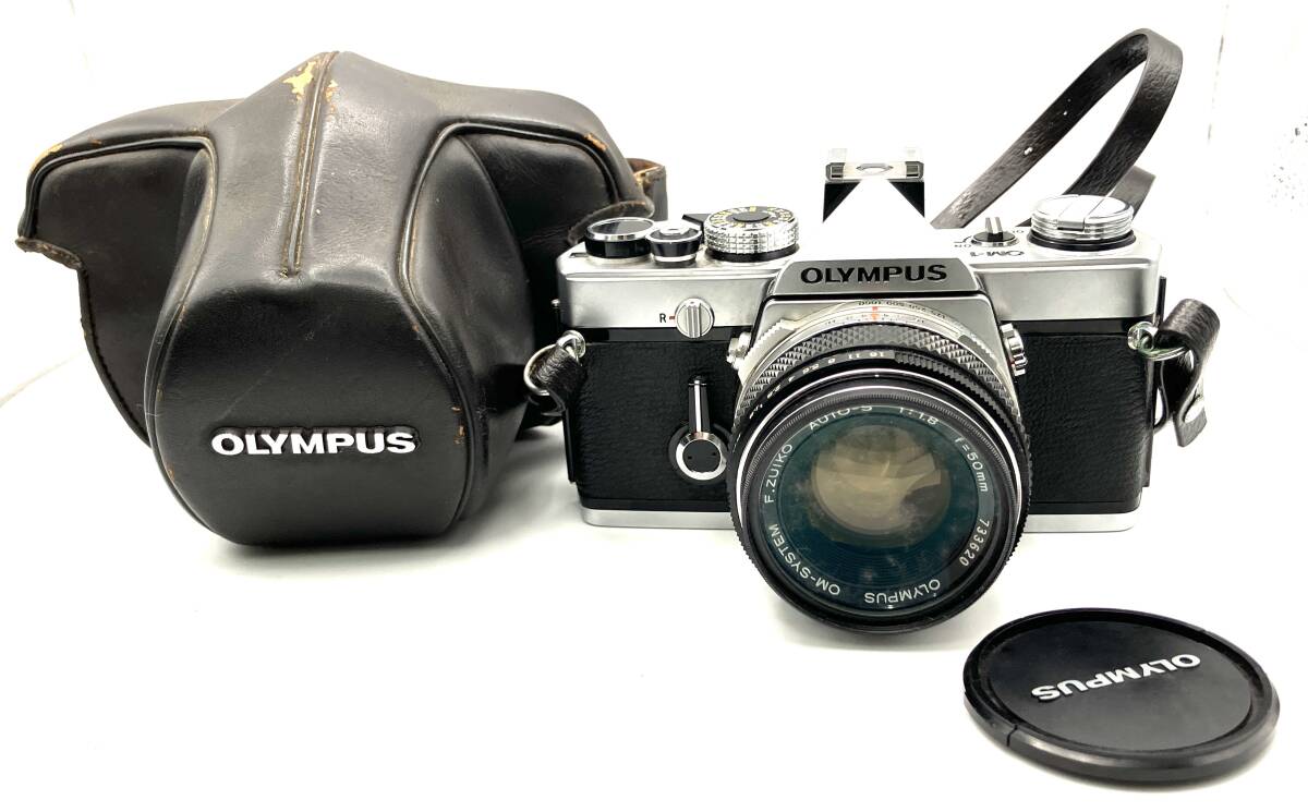 【目立った傷や汚れなし】【839】OLYMPUS OM-1 OM-SYSTEM F.ZUIKO AUTO-S 1:1.8 f=50mm フィルムカメラ ケース付き 動作未確認の落札情報詳細 ...