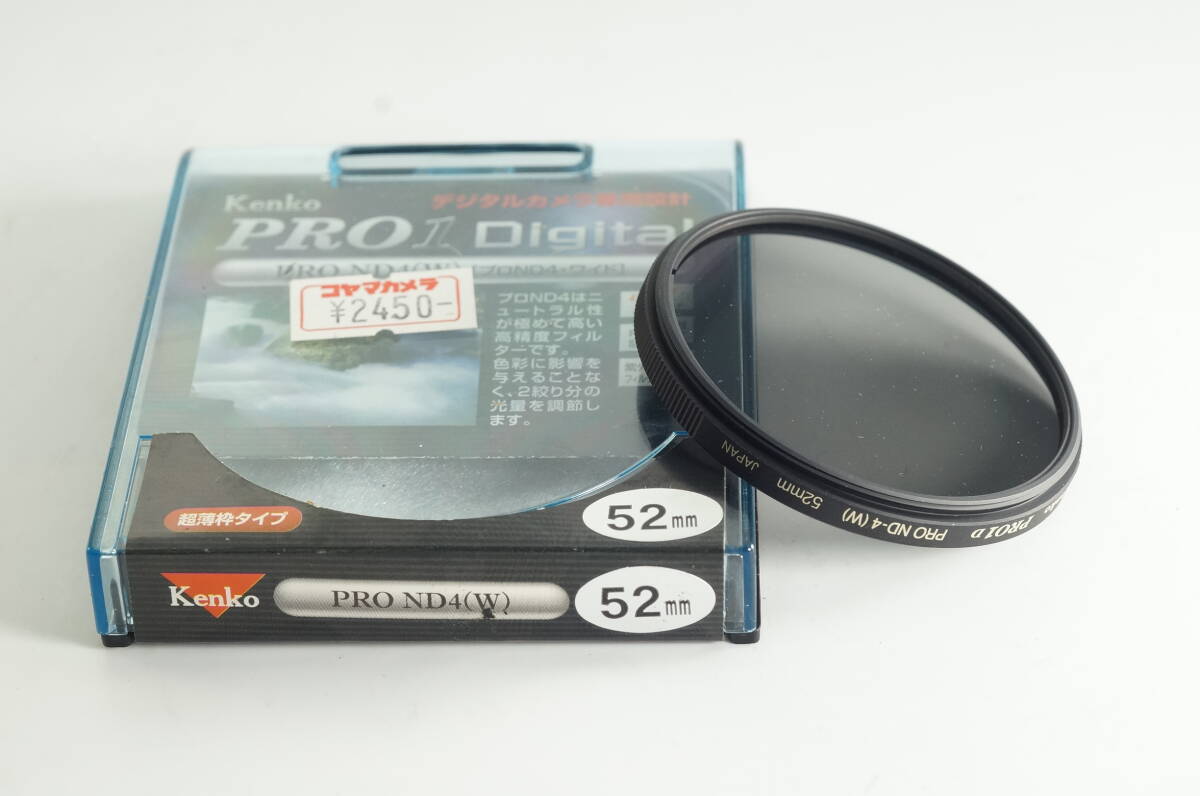 【目立った傷や汚れなし】6A『とてもキレイ』 KENKO PRO1D ND4 (W)52mm NDフィルター ケンコー レンズフィルター 光量減少用の落札情報詳細 - Yahoo!オークション ...