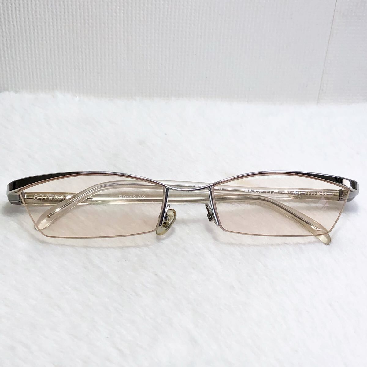 【傷や汚れあり】alain mikli/アランミクリ STARCK EYES/スタルクアイズ BIOCITY 31 度入り メガネフレーム ...