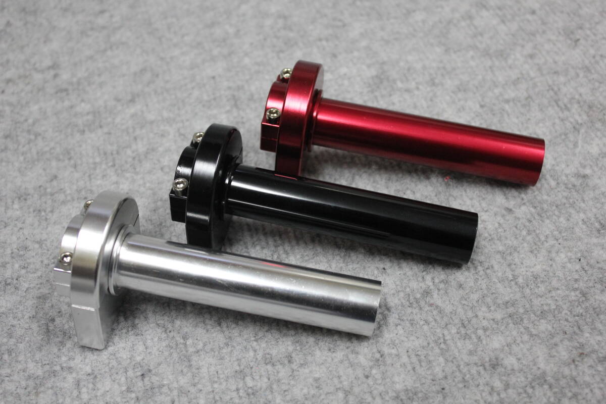 【やや傷や汚れあり】S65 セール 汎用スロットル3個セット GS400 Z400FX CB400T CB250T CB400F XJ400 CBR400F KH250 KH400 RZ250 ...