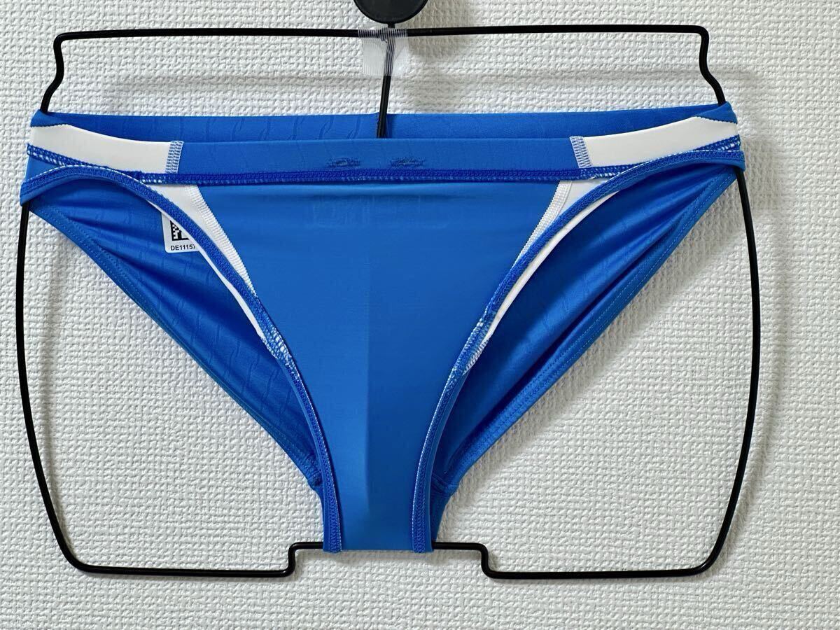 【やや傷や汚れあり】カスタム 改造 極細 ハイレグ 小尻 arena アリーナ X-PYTHON FAR-2509MC Mサイズ JBLU ブルー ホワイト X-パイソン 競パン 裏地なしの ...
