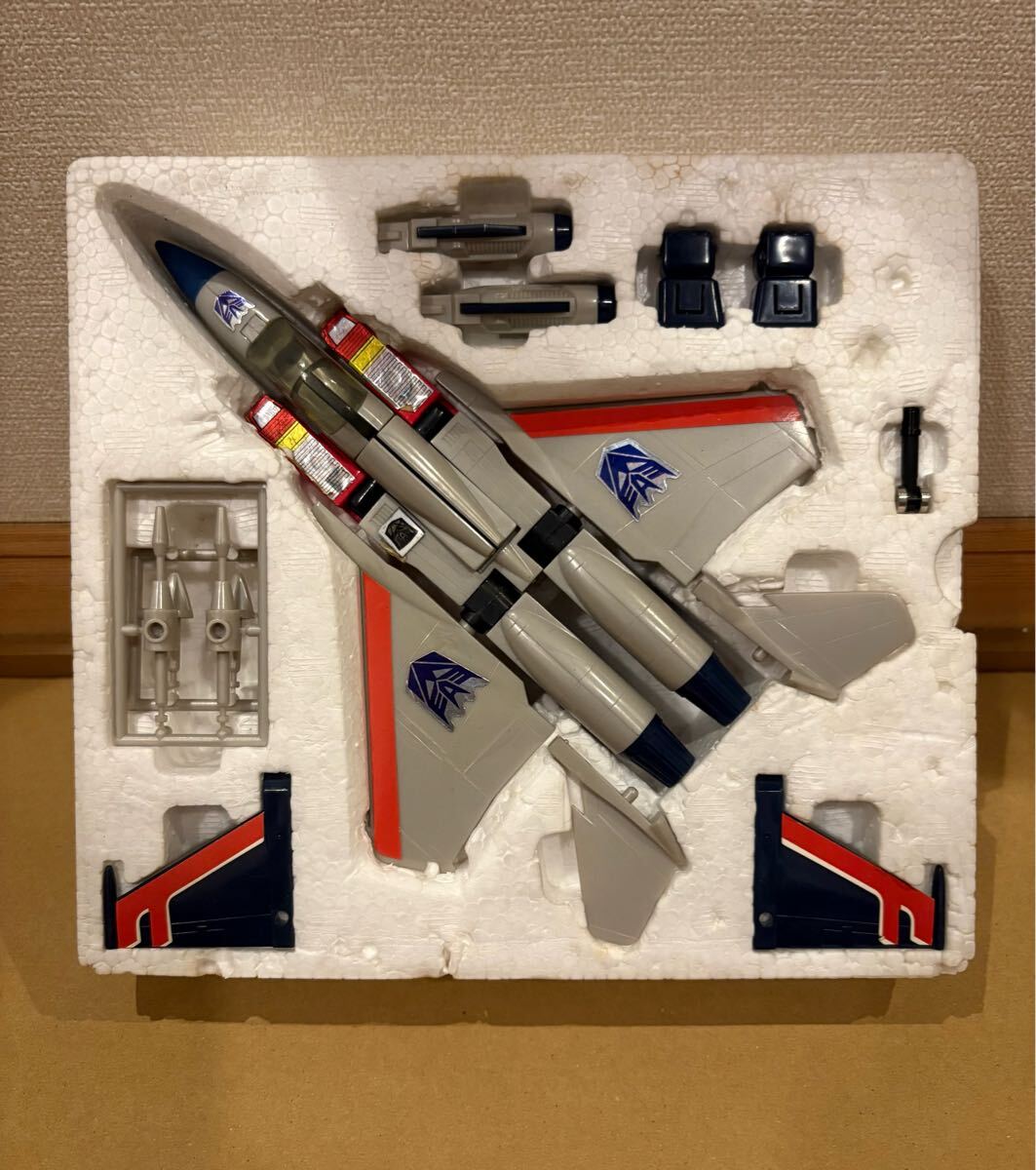 【目立った傷や汚れなし】22 デストロン 航空参謀 スタースクリーム トランスフォーマー 当時物 日本版 タカラ ランナー未使用の落札情報詳細 ...