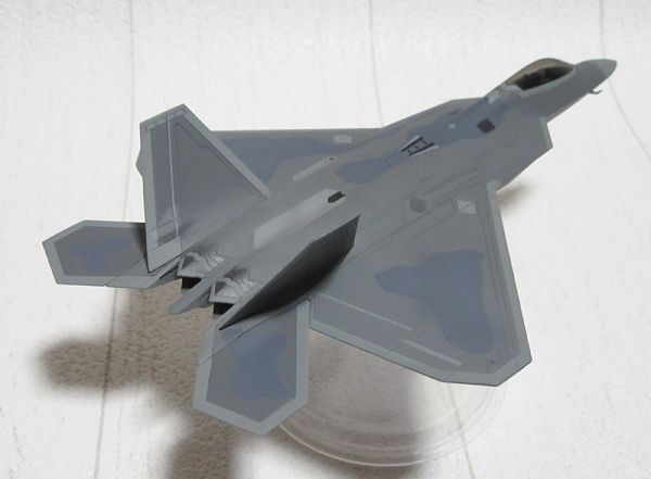 【未使用】エアファイターコレクション18号 F-22ラプター アメリカ空軍 第1戦闘航空団 第27戦闘飛行隊 隊長機 1/100 1FW FF ...