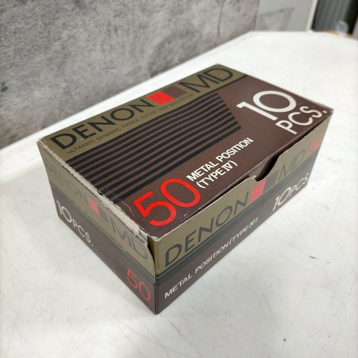 【未使用】【未開封10本組箱入】DENON MD 50 日本コロムビア メタルポジション カセットテープ 50分 中古/箱傷み汚れ/未使用の為動作未確認/現状渡しの落札情報詳細 - Yahoo ...