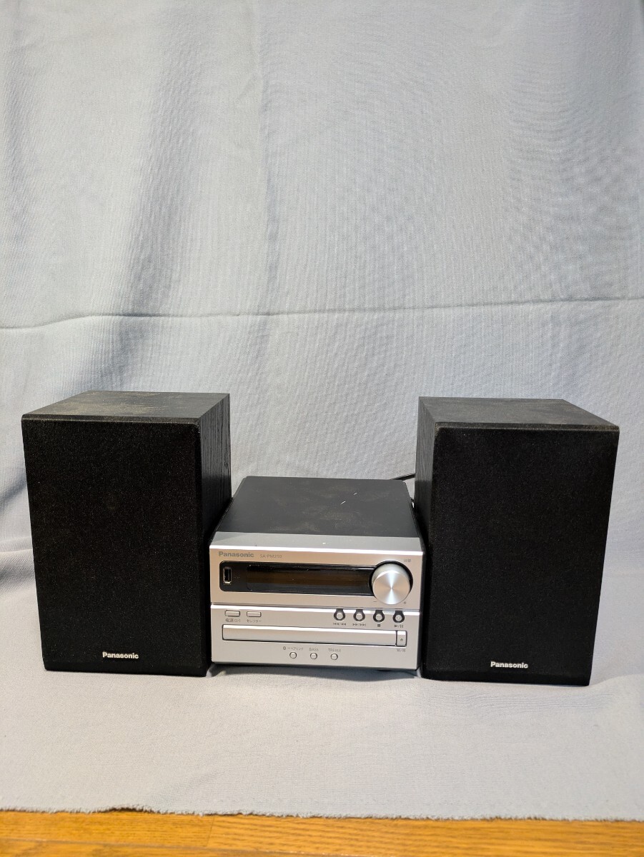 【目立った傷や汚れなし】Panasonic SC-PM250 S SC-PM250 S (Bluetooth対応 シルバー) コンポの落札情報 ...