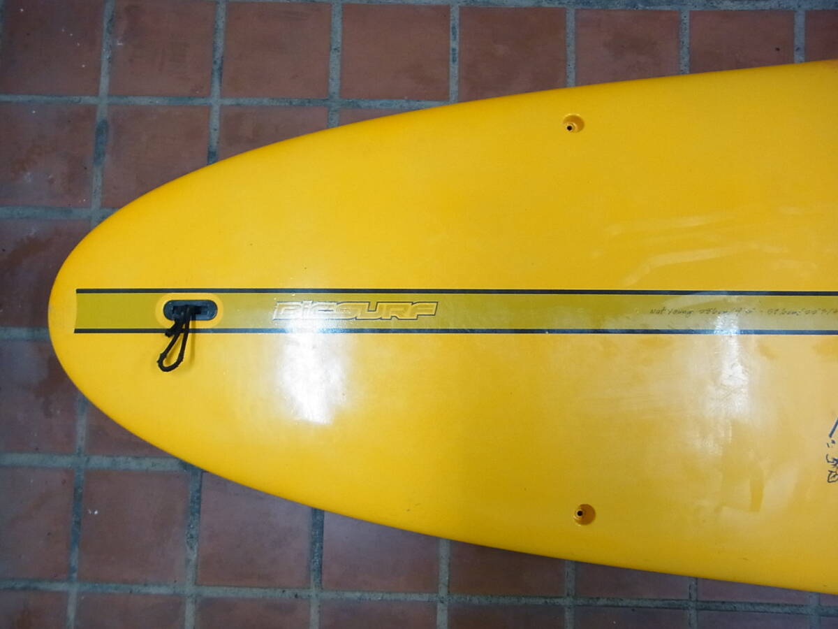 【やや傷や汚れあり】(CB764) 引取限定 BIC SURF Nat Young 9.4ft 9.4フィート サーフィン ロング ボード ...