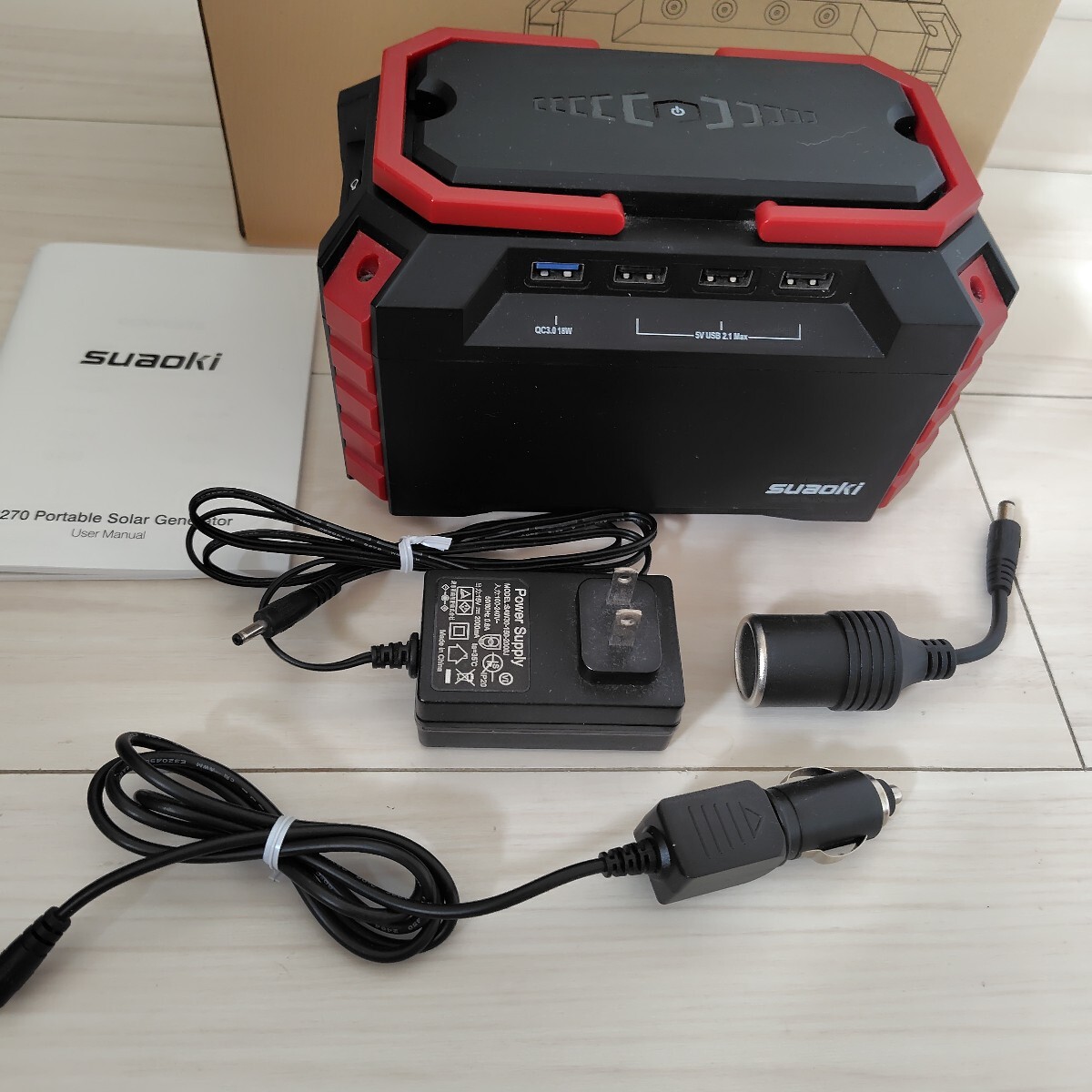 【全体的に状態が悪い】ジャック suaoki s270 ポータブル電源 家庭用蓄電池の落札情報詳細 - Yahoo!オークション落札価格検索 ...