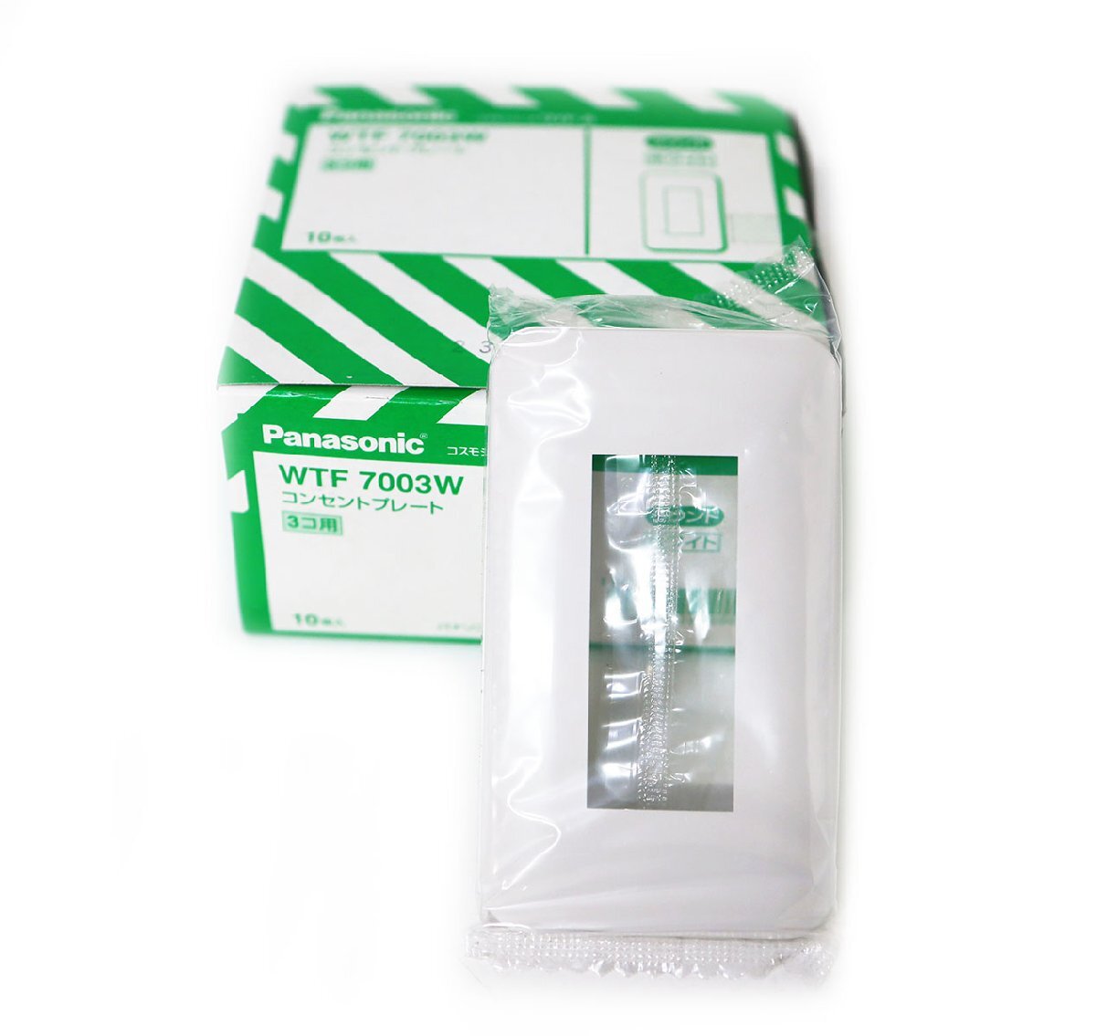 【未使用】《H00678》Panasonic (パナソニック) コンセントプレート WTF7003W【3コ用 / 10枚入 / ラウンド / ホワイト】未使用品 の落札情報詳細 - Yahoo ...