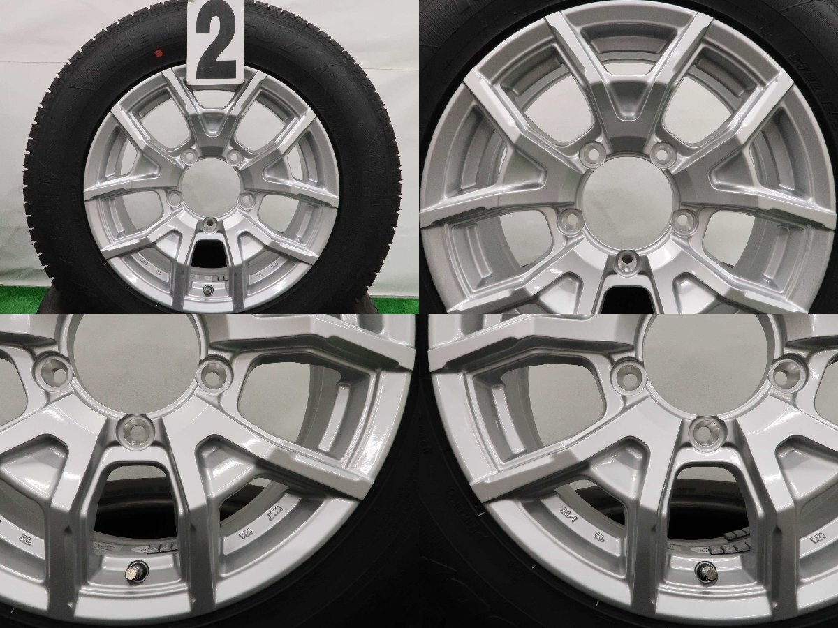 【目立った傷や汚れなし】スズキ ジムニー 等 4本 社外 16インチ 5.5J +22 5H PCD 139.7 スタッドレス 未使用 GOODYEAR ICE NAVI SUV 2024年 ...