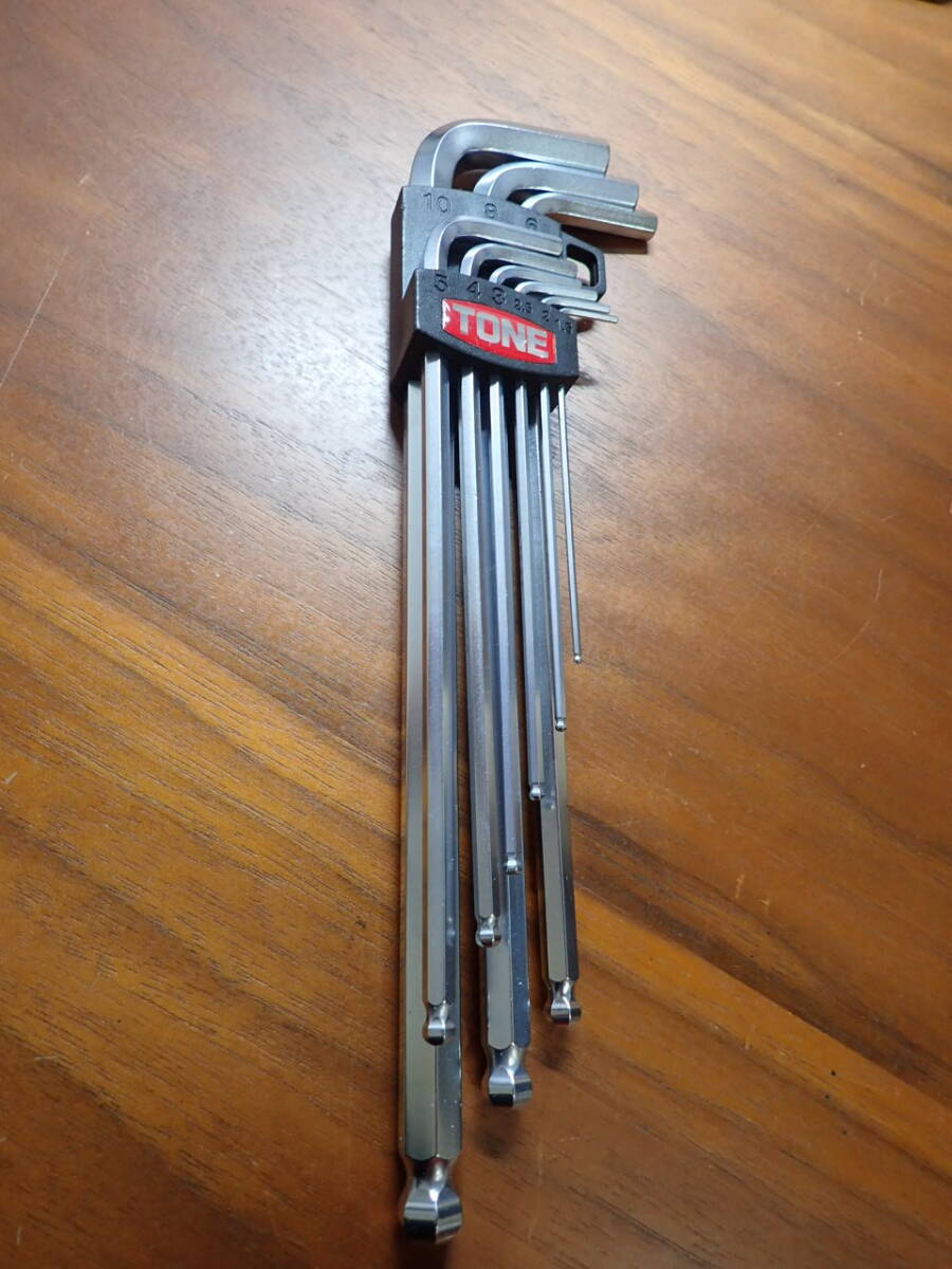 【目立った傷や汚れなし】【中古】ロングボールポイントL形レンチセット、TONE、BL900、№5の落札情報詳細 - Yahoo!オークション落札価格検索 オークフリー