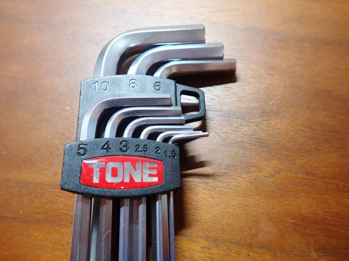 【目立った傷や汚れなし】【中古】ロングボールポイントL形レンチセット、TONE、BL900、№5の落札情報詳細 - Yahoo!オークション落札価格検索 オークフリー