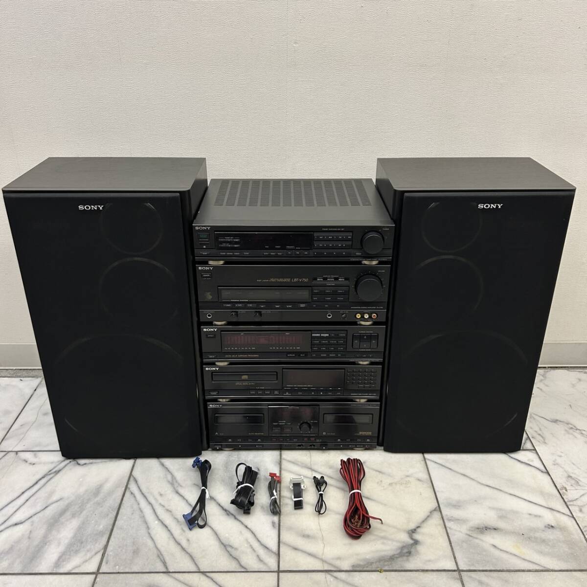 【傷や汚れあり】送料3300円～ ジャンク 通電のみ確認済み SONY LBT-V750 ST-V750TV TA-V750 SEQ-V750 ...