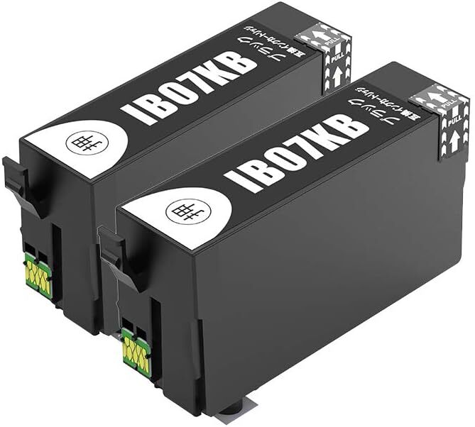 【未使用】IB07KB エプソン 大容量 ブラック 黒 Black 2個組 EPSON 純正互換インクカートリッジ PX-M6010F PX-M6011F PX-S6010 マウスの落札情報 ...