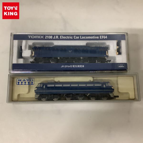 【傷や汚れあり】1円〜 動作確認済 破損 欠品 KATO Nゲージ 3004 EF66 TOMIX 2108 JR EF64形 電気機関車の ...