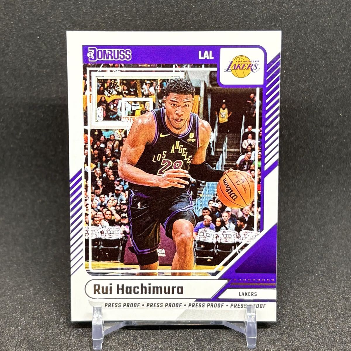 【目立った傷や汚れなし】Press Proof Purple 2024-25 Panini Donruss Rui Hachimura 八村塁 ...
