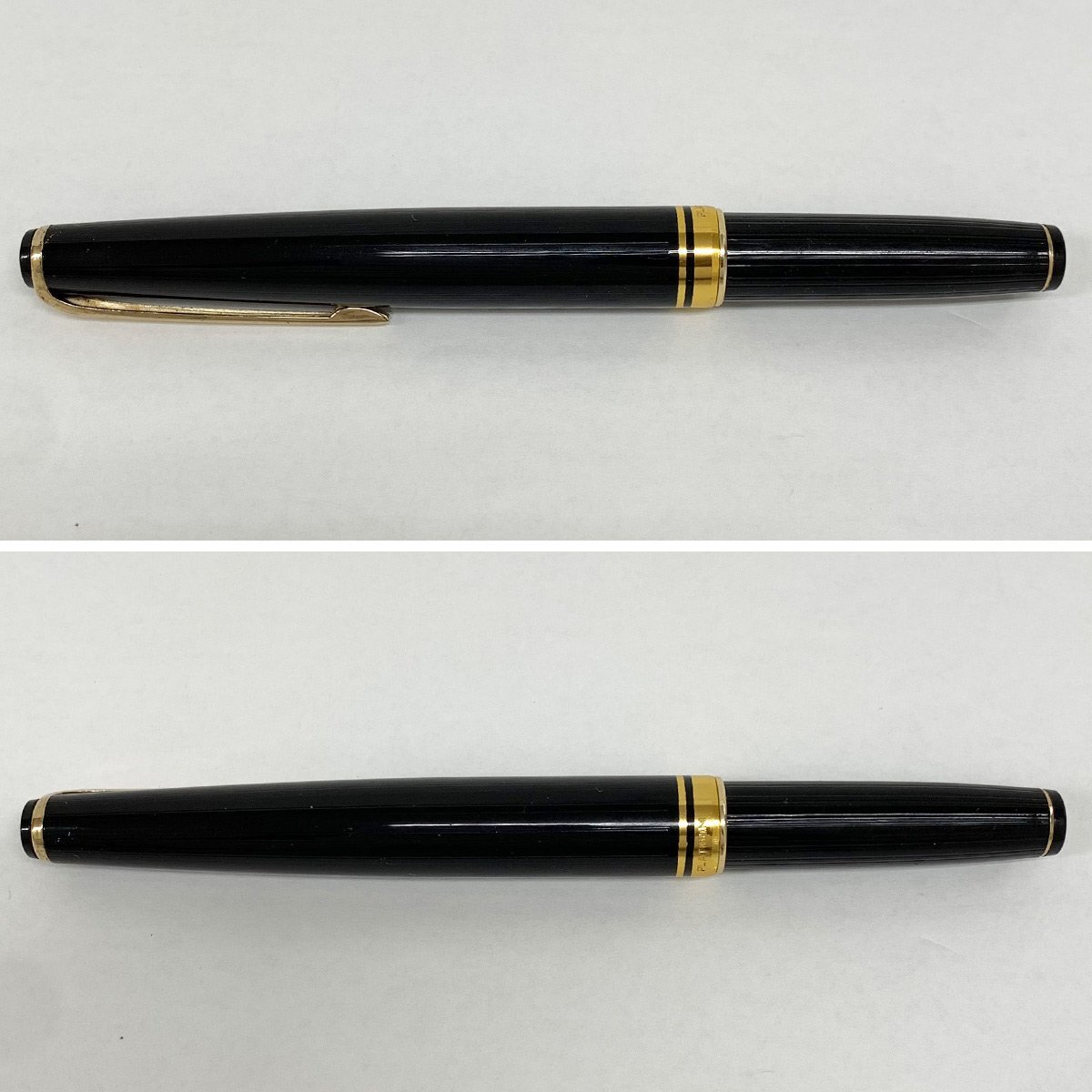 【傷や汚れあり】FR1a [送料無料/中古品] プラチナ PLATINUM 万年筆 カートリッジ式 18K 細字 ブラック×ゴールドの落札情報 ...