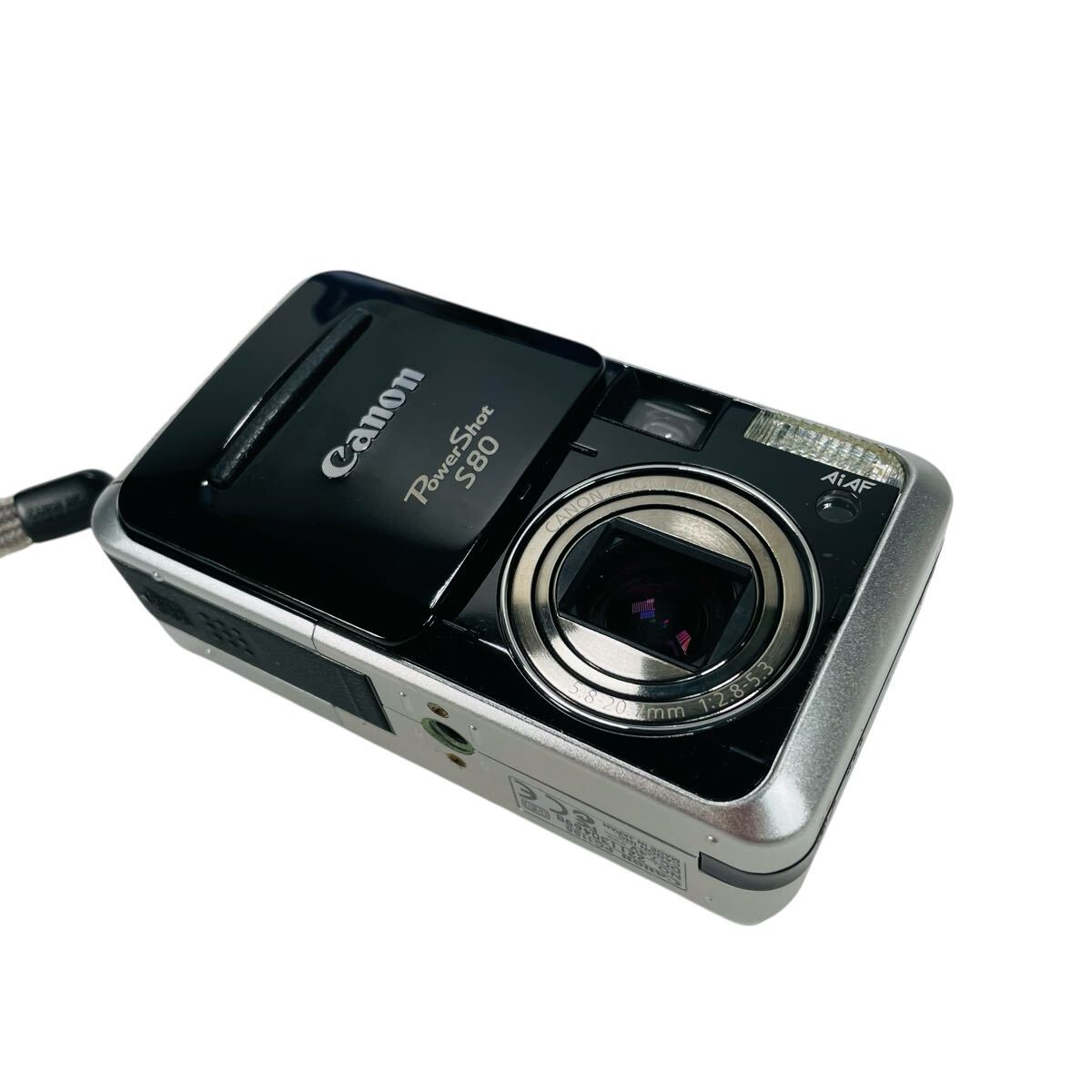 【傷や汚れあり】キャノン Canon PowerShot S80 PC1155 デジタルカメラ デジカメ 箱 動作未確認 充電器欠品 ...