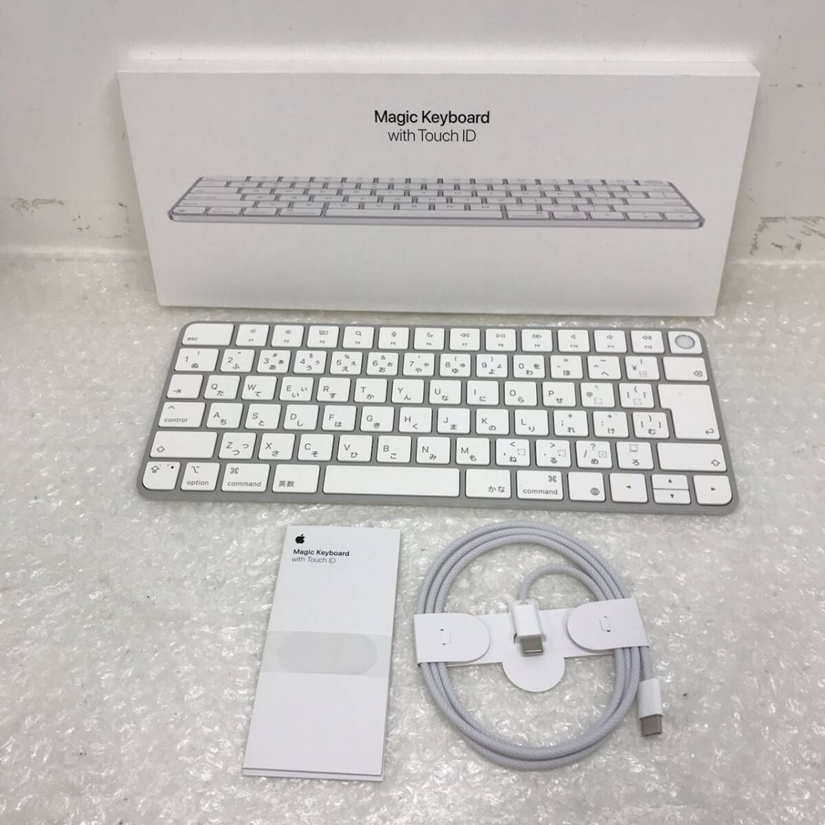 【やや傷や汚れあり】Apple Magic Keyboard with Touch ID マジックキーボード MXCK3J/A A3118 ...