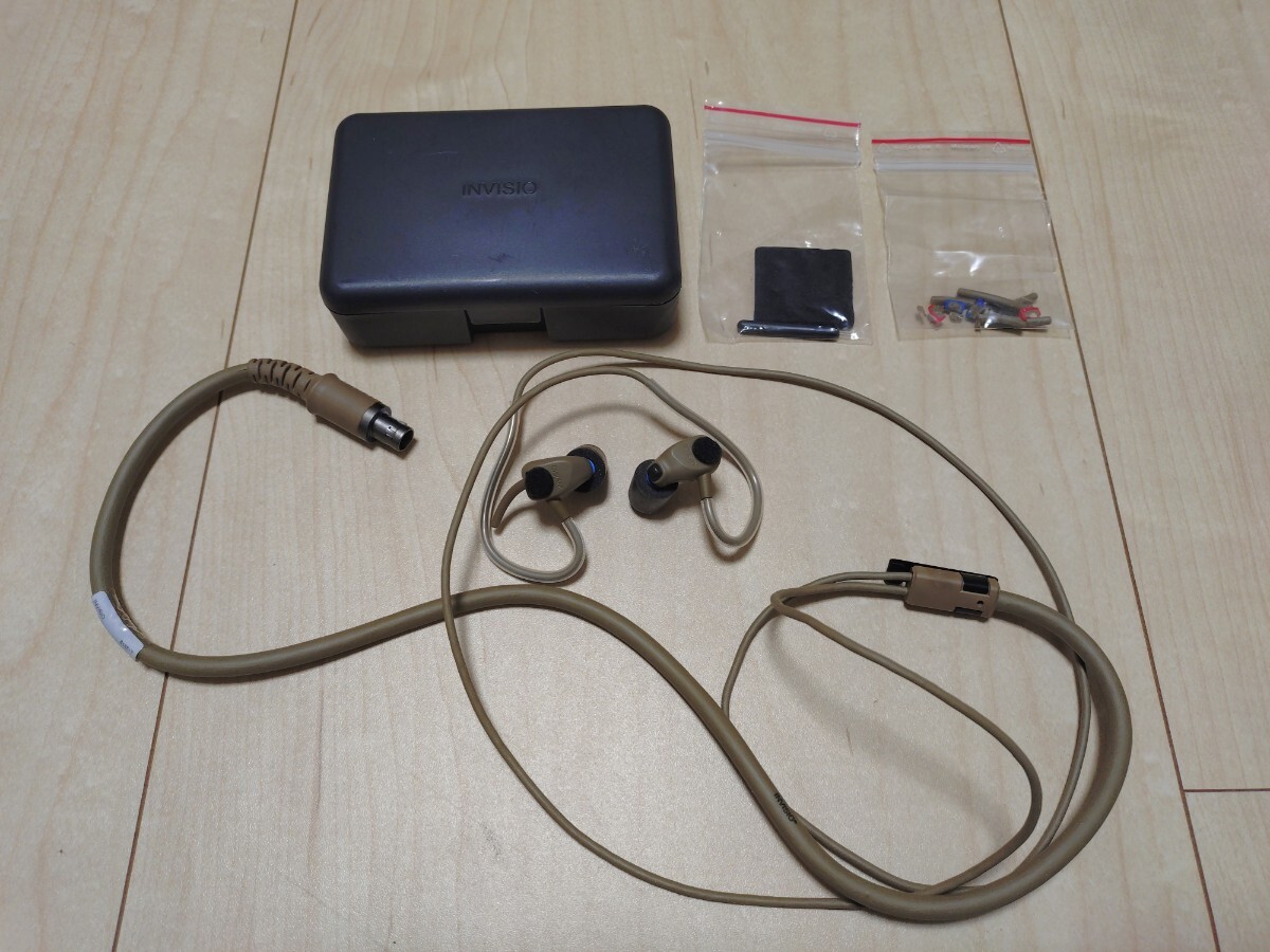 【未使用に近い】【実物】INVISIO CC01 10pin ケーブル V60 MBITR PRC Thales PTT NSW SEAL ...