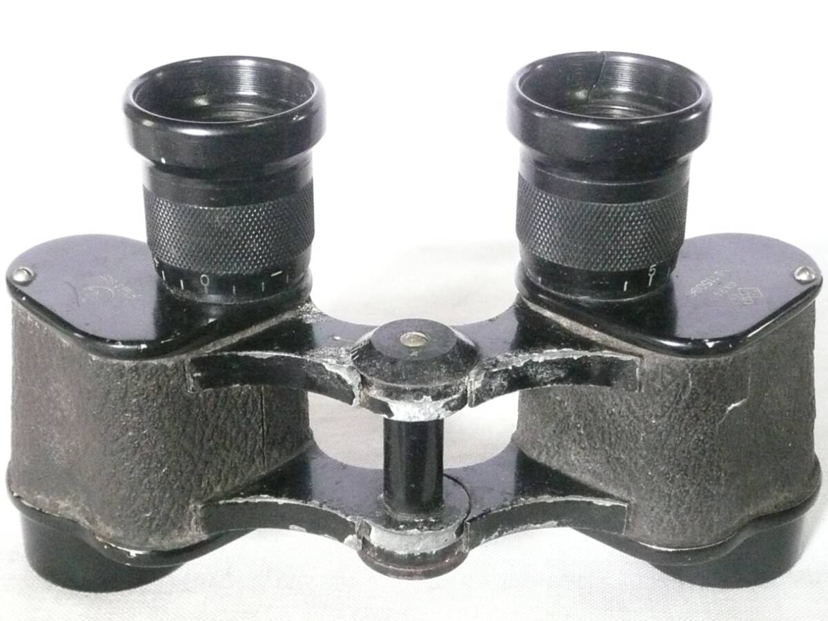 【全体的に状態が悪い】ジャンク 双眼鏡 GK 6×24 Field 9.5°ミルスケール/碇マーク/旧日本海軍?／Binoculars mil ...