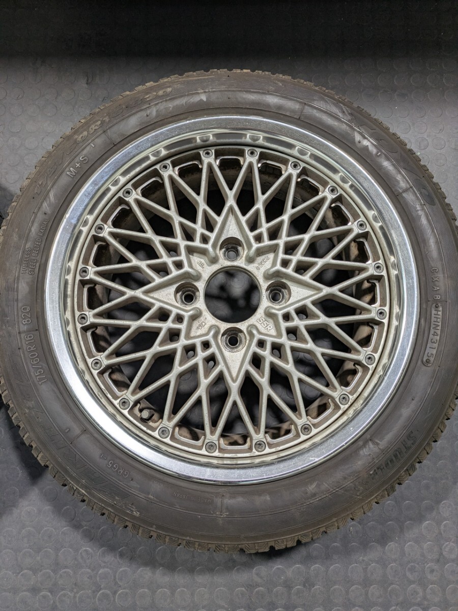 【傷や汚れあり】2本セット 175/60R16 SSR スピードスター メッシュ 16X7J ＋27 PCD114．3 4穴の落札情報詳細 ...