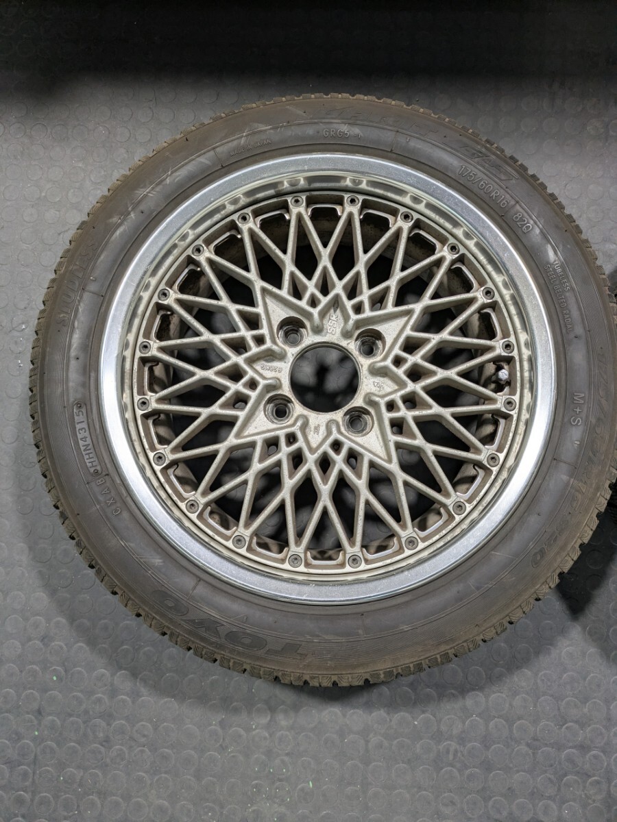 【傷や汚れあり】2本セット 175/60R16 SSR スピードスター メッシュ 16X7J ＋27 PCD114．3 4穴の落札情報詳細 ...