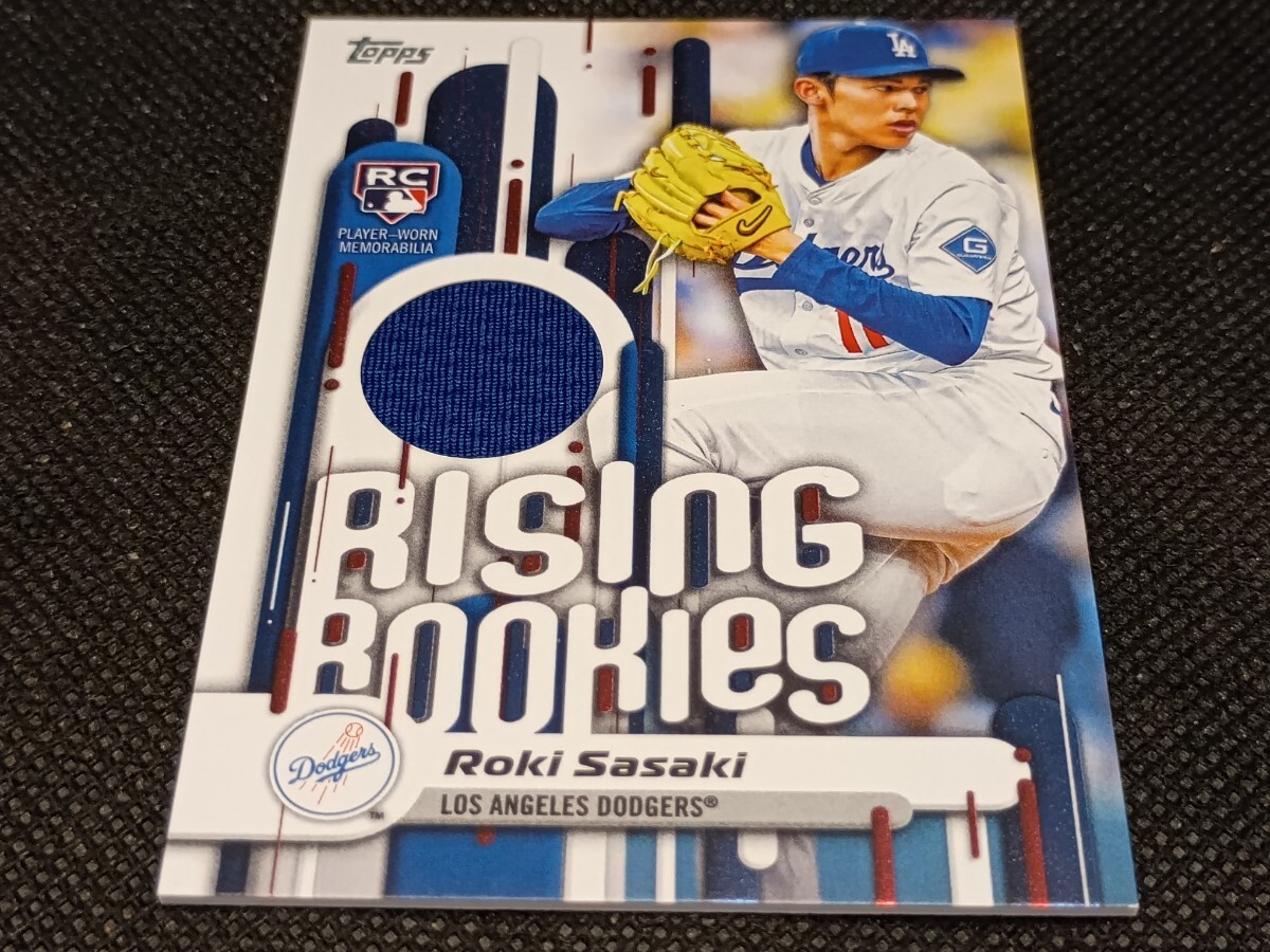【目立った傷や汚れなし】佐々木朗希 レリック 【2025 TOPPS BASEBALL UPDATE SERIES RISING ...