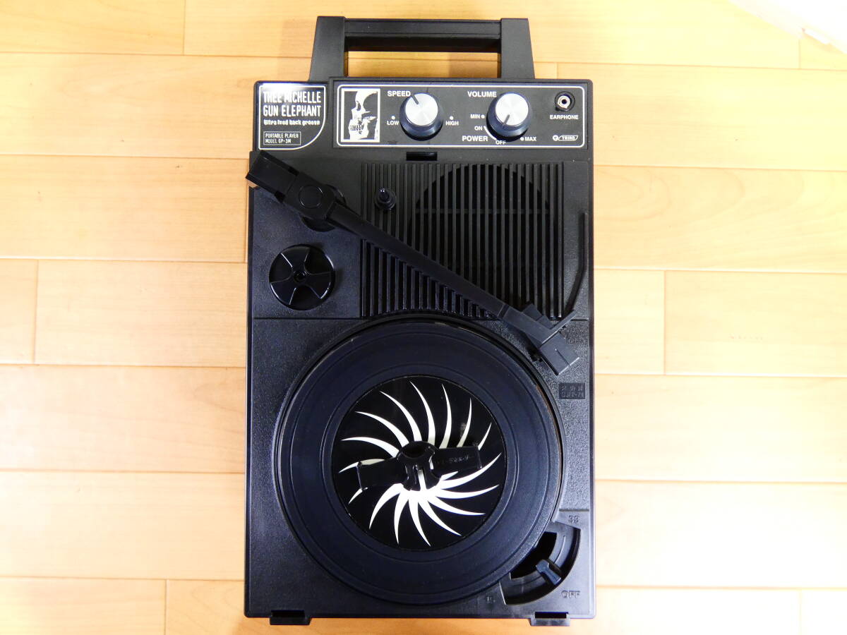 【やや傷や汚れあり】コロムビア GP-3M THEE MICHELLE GUN ELEPHANT ポータブルレコードプレーヤー ミッシェルガン ...