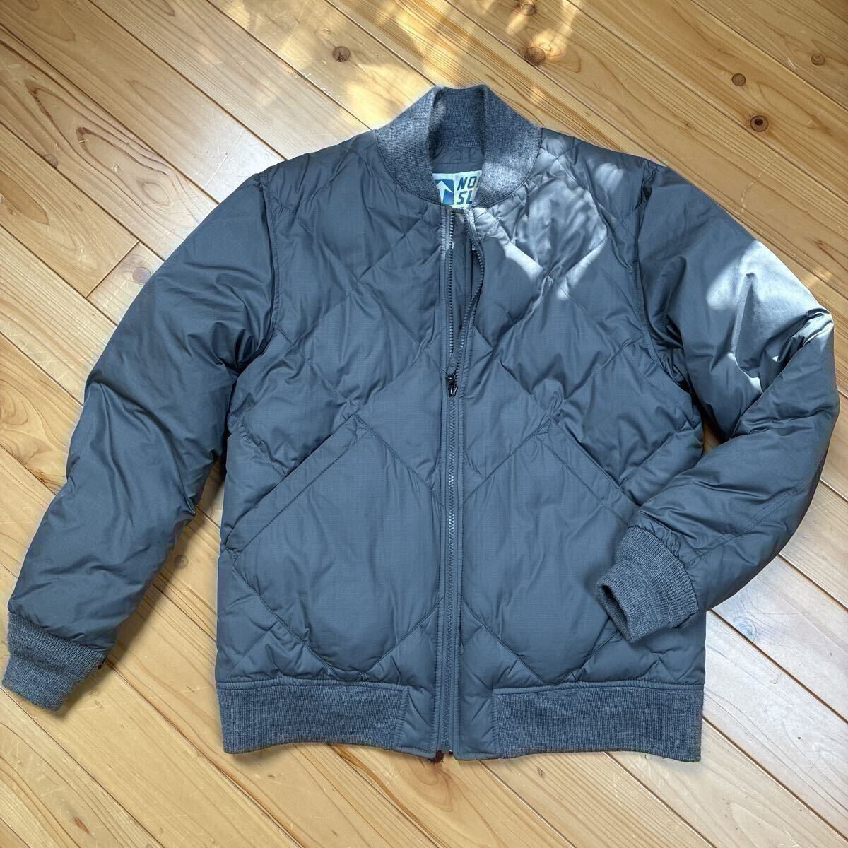 【目立った傷や汚れなし】Eddie Bauer エディーバウワー ダウン ジャケット スカイライナー M グレー キルティング 550フィル ...