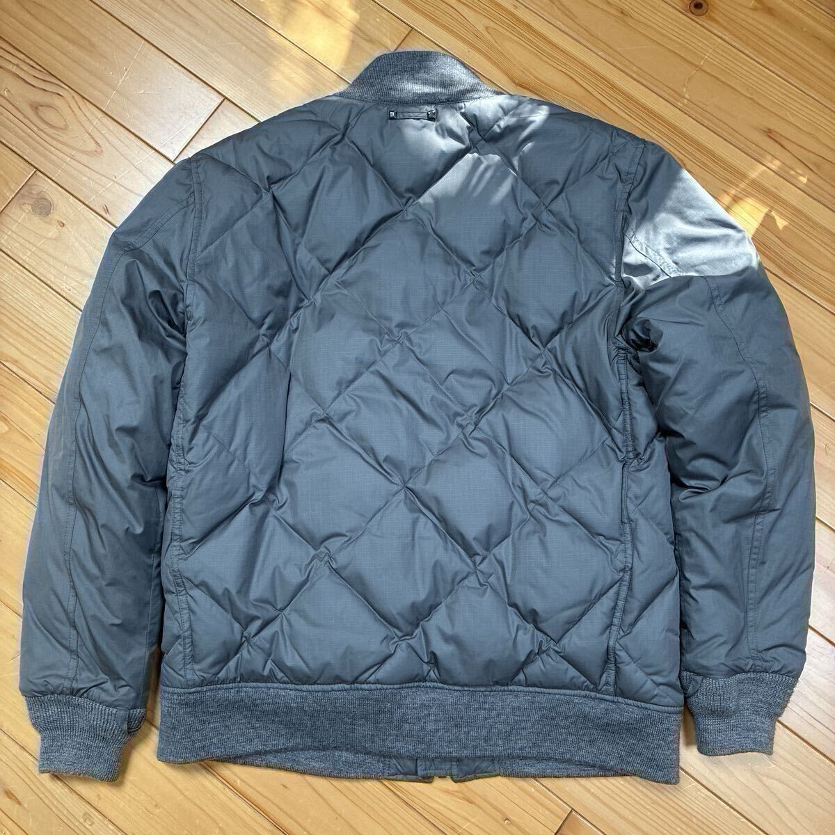 【目立った傷や汚れなし】Eddie Bauer エディーバウワー ダウン ジャケット スカイライナー M グレー キルティング 550フィル ...