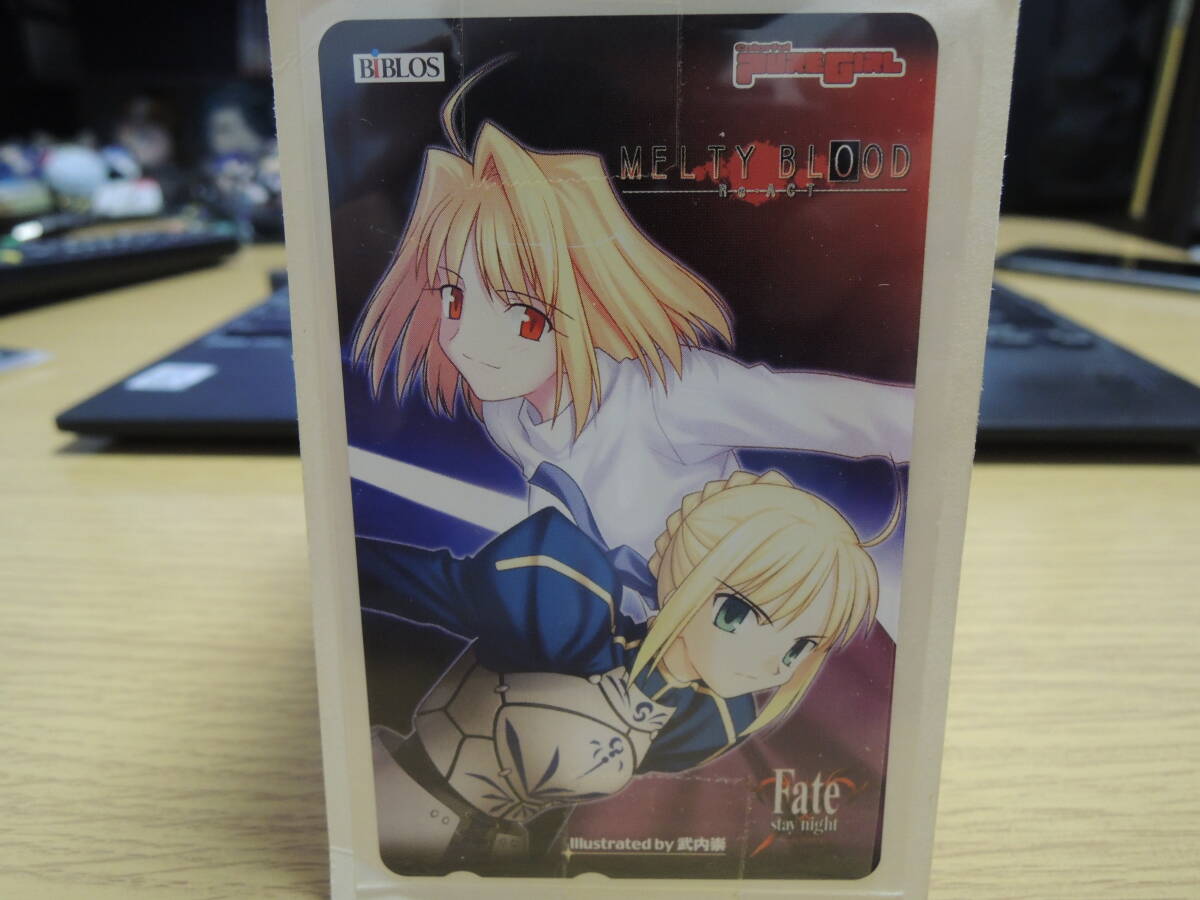 【未使用】未使用 アルクェイド セイバー MELTY BLOOD Fate/Stay Night Puregirl 限定品 TYPE-MOON ...