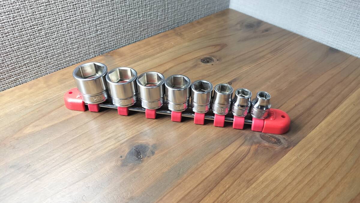 【目立った傷や汚れなし】KTC 9.5sq ソケット 8個 セット ソケットボルダー付き B3-8、10、12、14、17、19、21、23の落札情報詳細 - Yahoo!オークション落札価格 ...