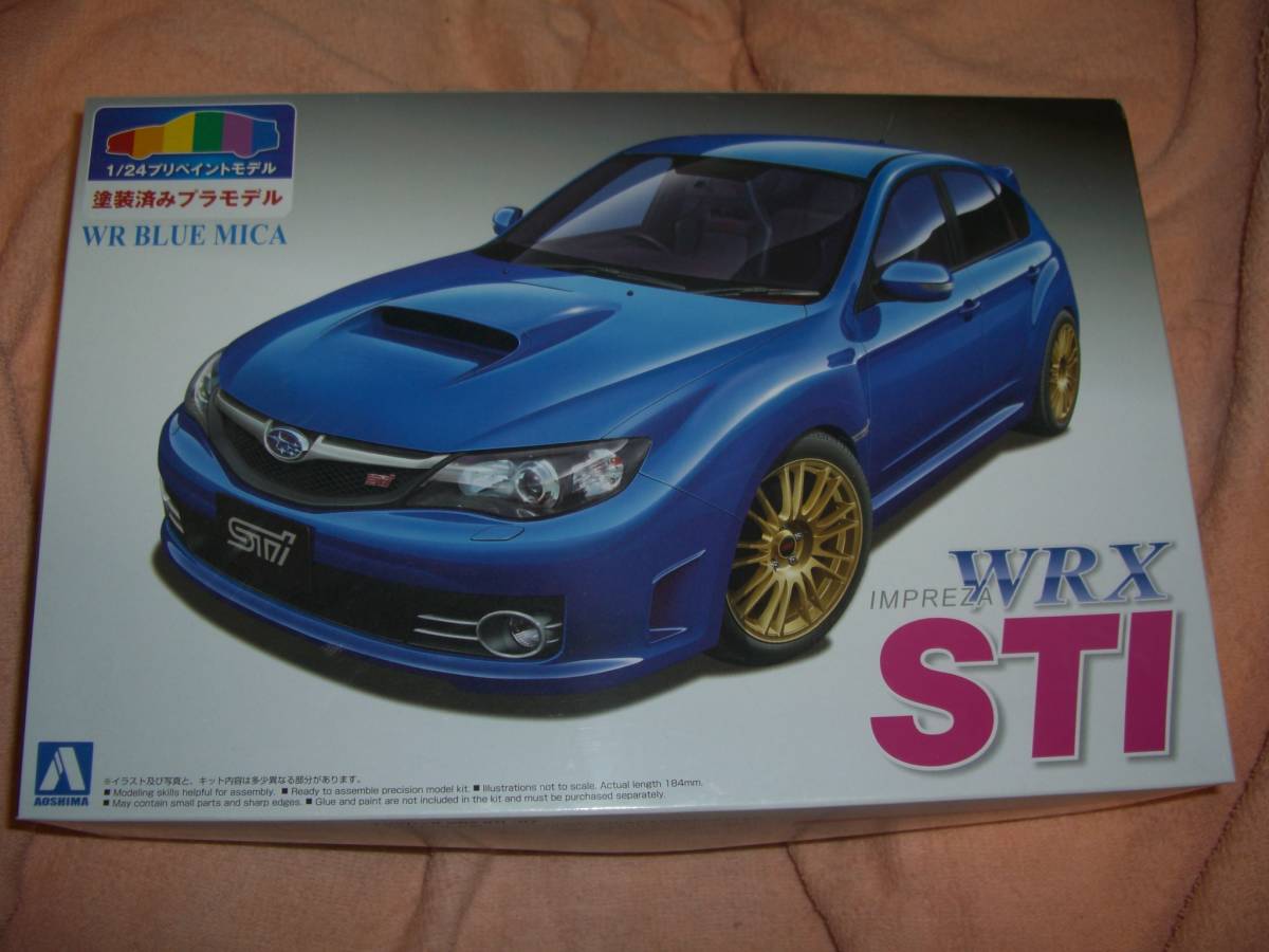 【中古】1/24 GRB インプレッサ WRX STI 5door '07(WRブルー・マイカ) プリペイント の落札情報詳細 - ヤフオク落札価格検索 オークフリー