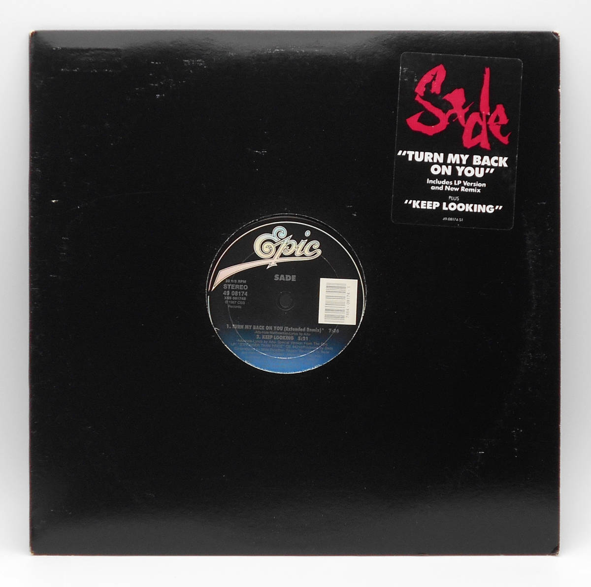 ★US ORIG PROMO 12inch★SADE/Turn My Back On You 1987年 EXTENDED REMIX収録 ...