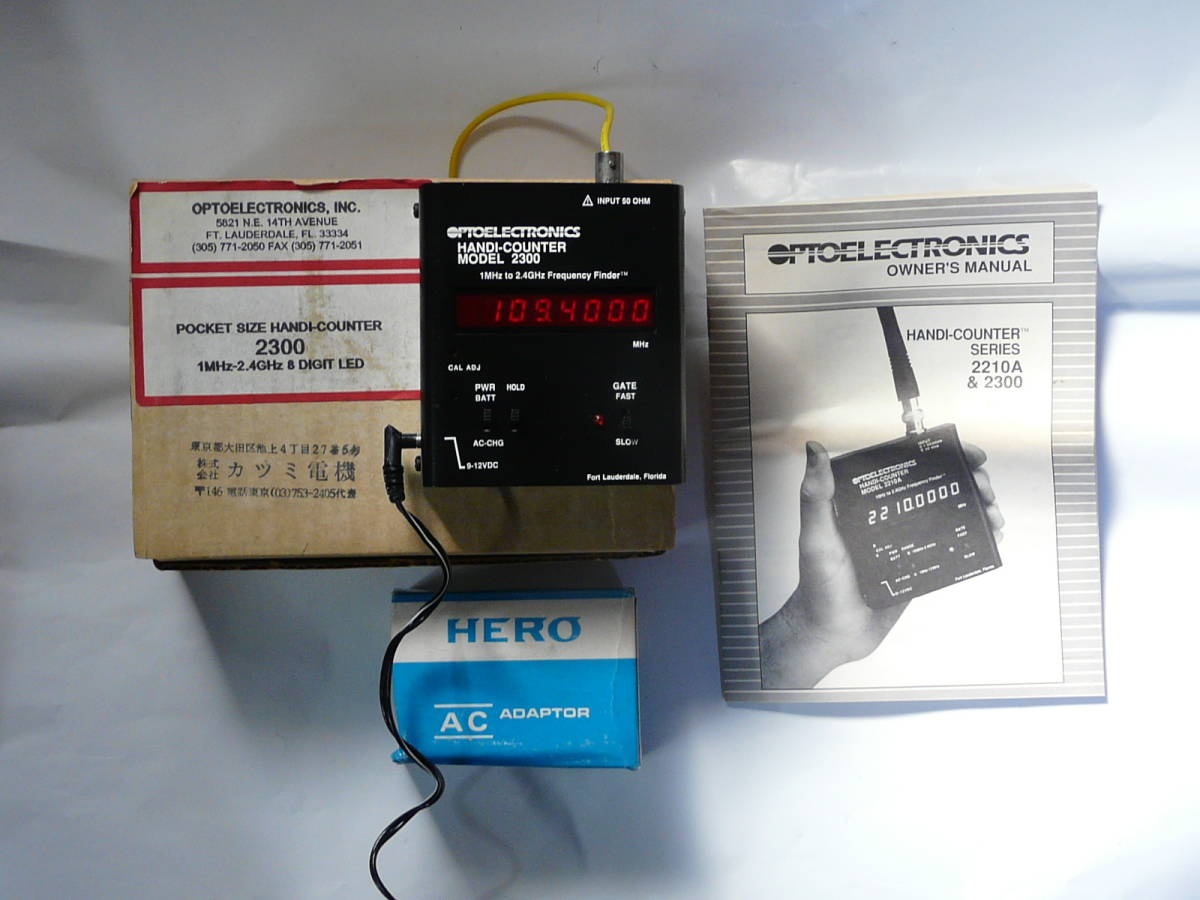 SWAN (日本総代理店 ㈱カツミ電機) 周波数カウンター POKET SIZE HANDI-COUNTER 1MHZ ～ 2.4GHZ 中古 ...