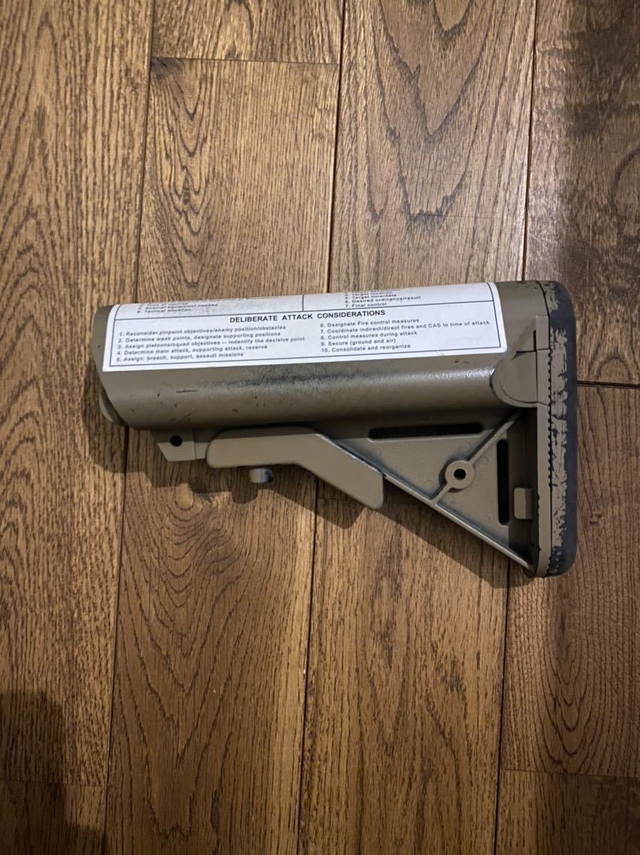 東京マルイ 次世代 M4a1 クレーンストック 純正 塗装 コールサインステッカー付き Seals Marsoc Mayflower Tyr