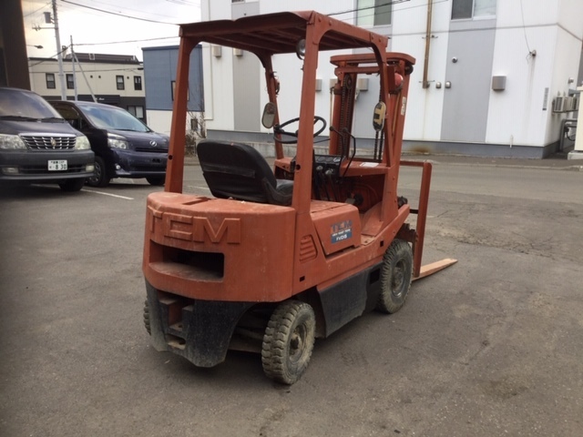 札幌発☆フォークリフト！ TCM FVD15Z15 ディーゼル！ 1,000円スタート！ 売り切り！ 【引き取り限定】の落札情報詳細 - Yahoo!オークション落札価格検索 オークフリー
