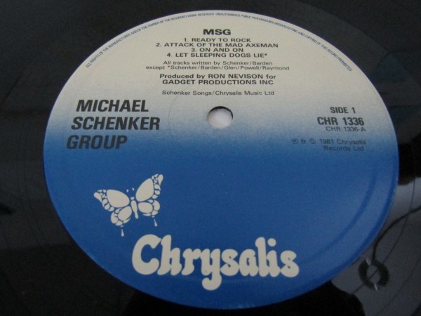 R7-208＜LP/CHR1336/美盤＞マイケル・シェンカー・グループ The Michael Schenker Group / MSGの落札情報詳細 - Yahoo!オークション落札価格 ...